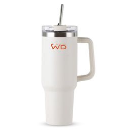 WD lifestyle Thermobecher ''American'' in Wei&szlig; - 1,2 l - 39% | Damen-outdoor-ausruestung