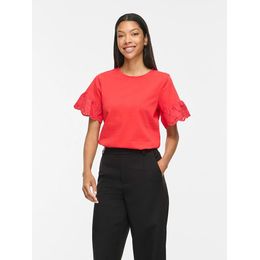 Vila Shirt in Rot - 27% | Gr&ouml;&szlig;e XS | Damen-tops