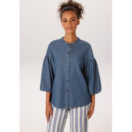 Aniston Bluse in Dunkelblau - 68% | Gr&ouml;&szlig;e 42 | Damen-blusen