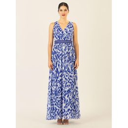 Apart Kleid in Blau/ Wei&szlig; - 73% | Gr&ouml;&szlig;e 40 | Damen-kleider