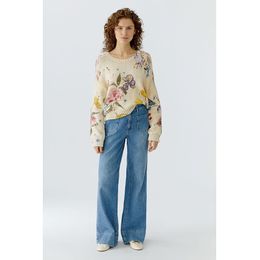 Oui Pullover in Gelb - 74% | Gr&ouml;&szlig;e 36 | Damen-pullover-cardigans