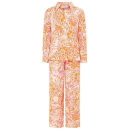 Zwillingsherz 2tlg. Outfit "Happy Paisley" in Rosa/ Orange - 80% | Gr&ouml;&szlig;e L/XL | Damen-blusen