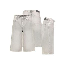Sublevel Jeans-Bermudas in Hellgrau - 46% | Gr&ouml;&szlig;e XXL | Shorts