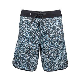 Quiksilver Badeshorts "Highline Scallop" in Schwarz/ Wei&szlig; - 71% | Gr&ouml;&szlig;e 31 | Herren-bademode-sport