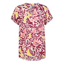Sublevel Bluse in Bordeaux/ Wei&szlig; - 56% | Gr&ouml;&szlig;e S | Damen-blusen