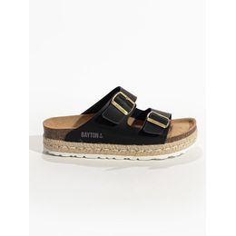 BAYTON Pantoletten "Olympe" in Schwarz - 54% | Gr&ouml;&szlig;e 38 | Damen-pantoletten