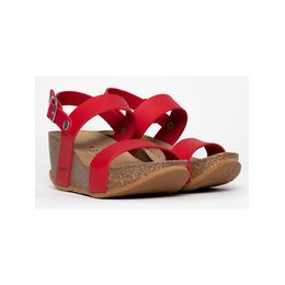 BACKSUN Keilsandaletten in Rot - 61% | Gr&ouml;&szlig;e 37 | Damen-sandalen