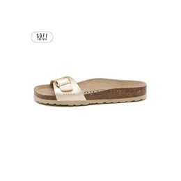 teegu Pantoletten in Gold - 30% | Gr&ouml;&szlig;e 42 | Damen-pantoletten