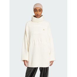Adidas Rollkragenpullover "Originals Premium" in Creme - 60% | Gr&ouml;&szlig;e M | Damen-pullover-cardigans