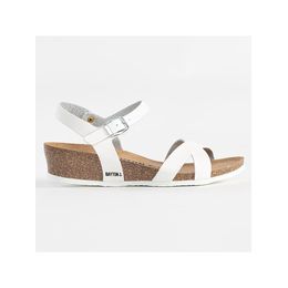 BAYTON Keilsandaletten "Canberra" in Wei&szlig; - 53% | Gr&ouml;&szlig;e 41 | Damen-sandalen