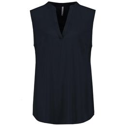 fresh made Blusentop in Schwarz - 60% | Gr&ouml;&szlig;e M | Damen-blusen