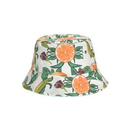 BLE Hut in Wei&szlig;/ Gr&uuml;n/ Orange - 22% | Damen-muetzen-caps