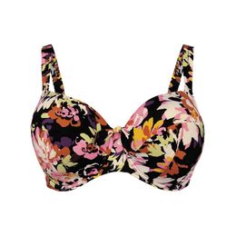 Anita Bikini-Oberteil in Schwarz/ Bunt - 85% | Gr&ouml;&szlig;e 38G-Cup | Damen-bademode