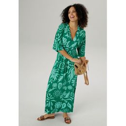 Aniston Kleid in Gr&uuml;n/ T&uuml;rkis - 26% | Gr&ouml;&szlig;e 40 | Damen-kleider