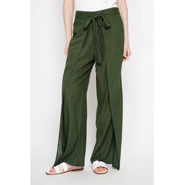 ASSUILI Leinen-Hose in Gr&uuml;n - 78% | Gr&ouml;&szlig;e 38 | Damenhosen