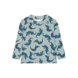 Mikk-line Badeshirt in T&uuml;rkis/ Dunkelblau - 54% | Gr&ouml;&szlig;e 134/140 | Kinder-bademode
