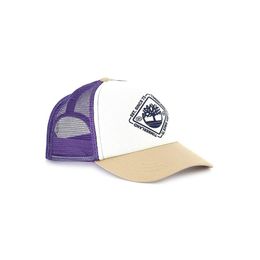 Timberland Cap in Lila/ Wei&szlig;/ Beige - 45% | Gr&ouml;&szlig;e 54 cm | Kindermuetzen