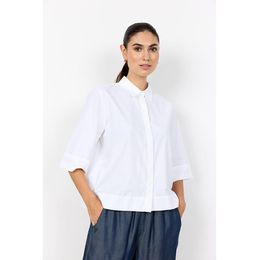 soyaconcept Bluse "Netti" in Wei&szlig; - 40% | Gr&ouml;&szlig;e M | Damen-blusen
