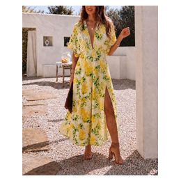 Milan Kiss Kleid in Gelb - 62% | Gr&ouml;&szlig;e M | Damen-kleider