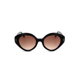 Ted Baker Damen-Sonnenbrille in Schwarz/ Hellbraun - 77% | Gr&ouml;&szlig;e 51 | Damen-brillen