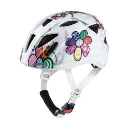 Alpina Fahrradhelm "Ximo Flash" in Wei&szlig;/ Bunt - 45% | Gr&ouml;&szlig;e 49-54 cm | Kinder-austruestung-accessoires