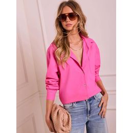 Milan Kiss Hemd in Pink - 52% | Gr&ouml;&szlig;e L | Damen-blusen