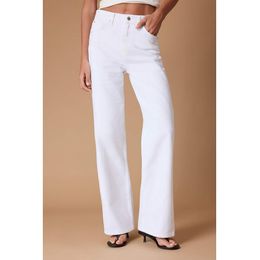 Trendyol Jeans - Comfort fit - in Wei&szlig; - 61% | Gr&ouml;&szlig;e 36 | Damenjeans