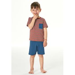 Schiesser Pyjama in Rot/ Blau - 27% | Gr&ouml;&szlig;e 140 | Kinder-waesche