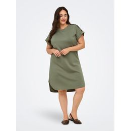 Only Carmakoma Kleid in Khaki - 16% | Gr&ouml;&szlig;e S-42/44 | Damen-kleider