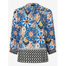 More & More More & More Bluse in Blau/ Schwarz/ Wei&szlig; - 74% | Gr&ouml;&szlig;e 38 | Damen-blusen