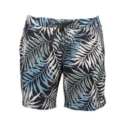 Quiksilver Badeshorts "Wild Fern Volley" in Schwarz - 46% | Gr&ouml;&szlig;e L | Herren-bademode-sport