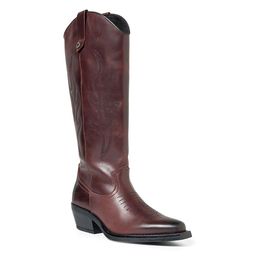 Steve Madden Leder-Westernstiefel "Wessel" in Rot - 60% | Gr&ouml;&szlig;e 40 | Damen-stiefel