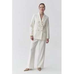 TATUUM Blazer "Ankina" in Wei&szlig; - 55% | Gr&ouml;&szlig;e 38 | Damenjacken
