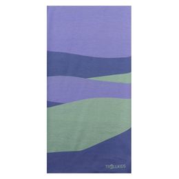 Trollkids Loop-Schal "Coastal Sunset" in Lila/ Gr&uuml;n - 27% | Kinderschals