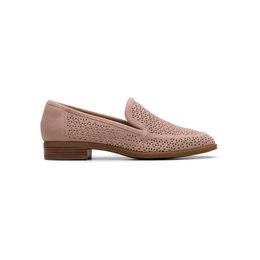 Clarks Leder-Slipper "Trish Cove" in Rosa - 52% | Gr&ouml;&szlig;e 37 | Damen-schuhe-halbschuhe