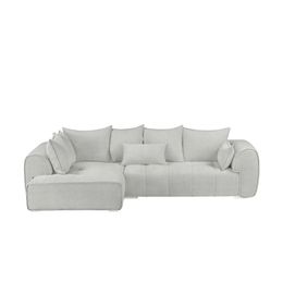 M&ouml;bel Kraft Ecksofa beidseitig montierbar London silber Ma&szlig;e (cm): B: 320 H: 72 T: 197.0 &raquo; M&ouml;bel Kraft