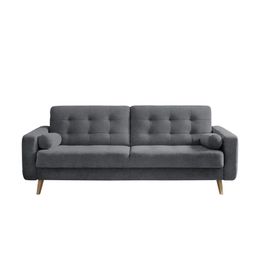 M&ouml;bel Kraft Schlafsofa mit Bettkasten Fjord grau Ma&szlig;e (cm): B: 226 H: 88 T: 90.0 &raquo; M&ouml;bel Kraft