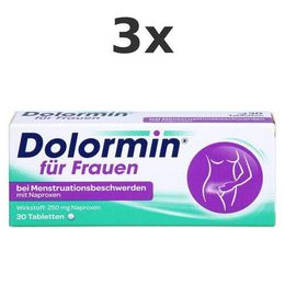 3x Dolormin f&uuml;r Frauen Tabletten 30 St