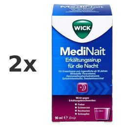 2x Wick MediNait Erk&auml;ltungssirup f&uuml;r die Nacht 90 ml