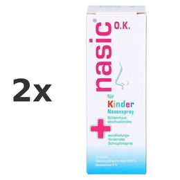MCM KLOSTERFRAU Vertr. GmbH 2x Nasic f&uuml;r Kinder o.K. Nasenspray 10 ml