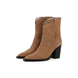 Evita GAIA women's cowboy boots - suede old pink - 34