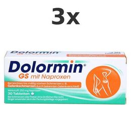 3x Dolormin Gs mit Naproxen Tabletten 30 St