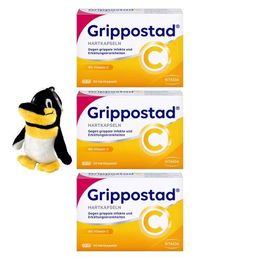 STADA Grippostad C Hartkapseln (3x24 St) + Pinguin Schl&uuml;sselanh&auml;nger 3 St
