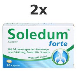 MCM KLOSTERFRAU Vertr. GmbH 2x Soledum Kapseln forte 200 mg 20 St
