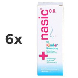 MCM KLOSTERFRAU Vertr. GmbH 6x Nasic f&uuml;r Kinder o.K. Nasenspray 10 ml