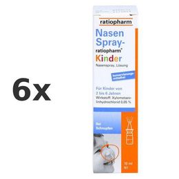 6x NASENSPRAY-ratiopharm Kinder 10 ml