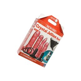 Doc Johnson Vac-U-Lock - Crystal Jellies Set, 13 tlg.