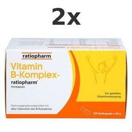 2x Vitamin B-KOMPLEX-ratiopharm Kapseln 120 St