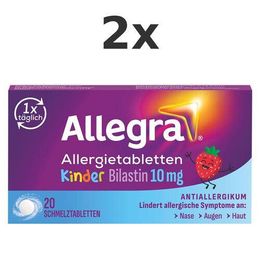 2x Allegra Allergietabletten Kinder 10 mg Schmelztab. 20 St