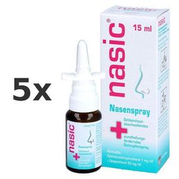 MCM KLOSTERFRAU Vertr. GmbH 5x Nasic Nasenspray 15 ml
